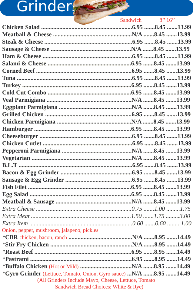 Grinders | www.pizzaworksma.com